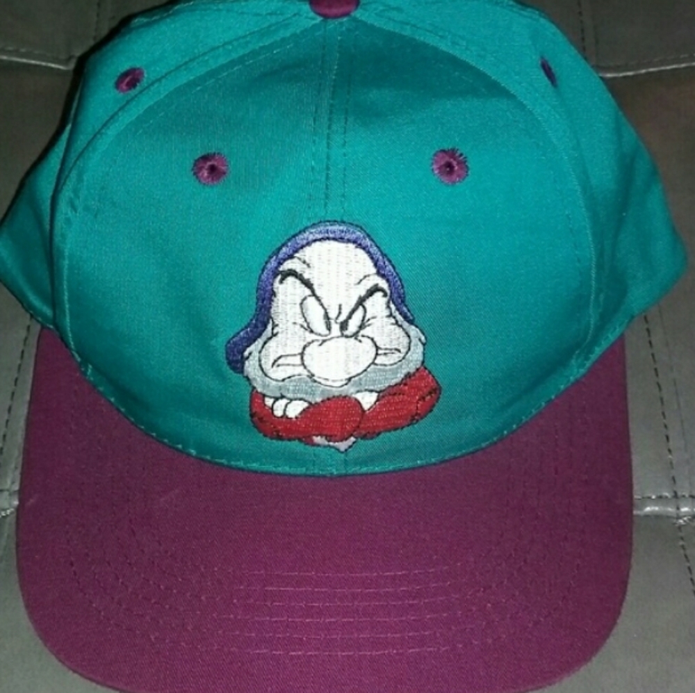 90s Disney Snow White Snapback Hat Cap Vintage Disney… - Gem